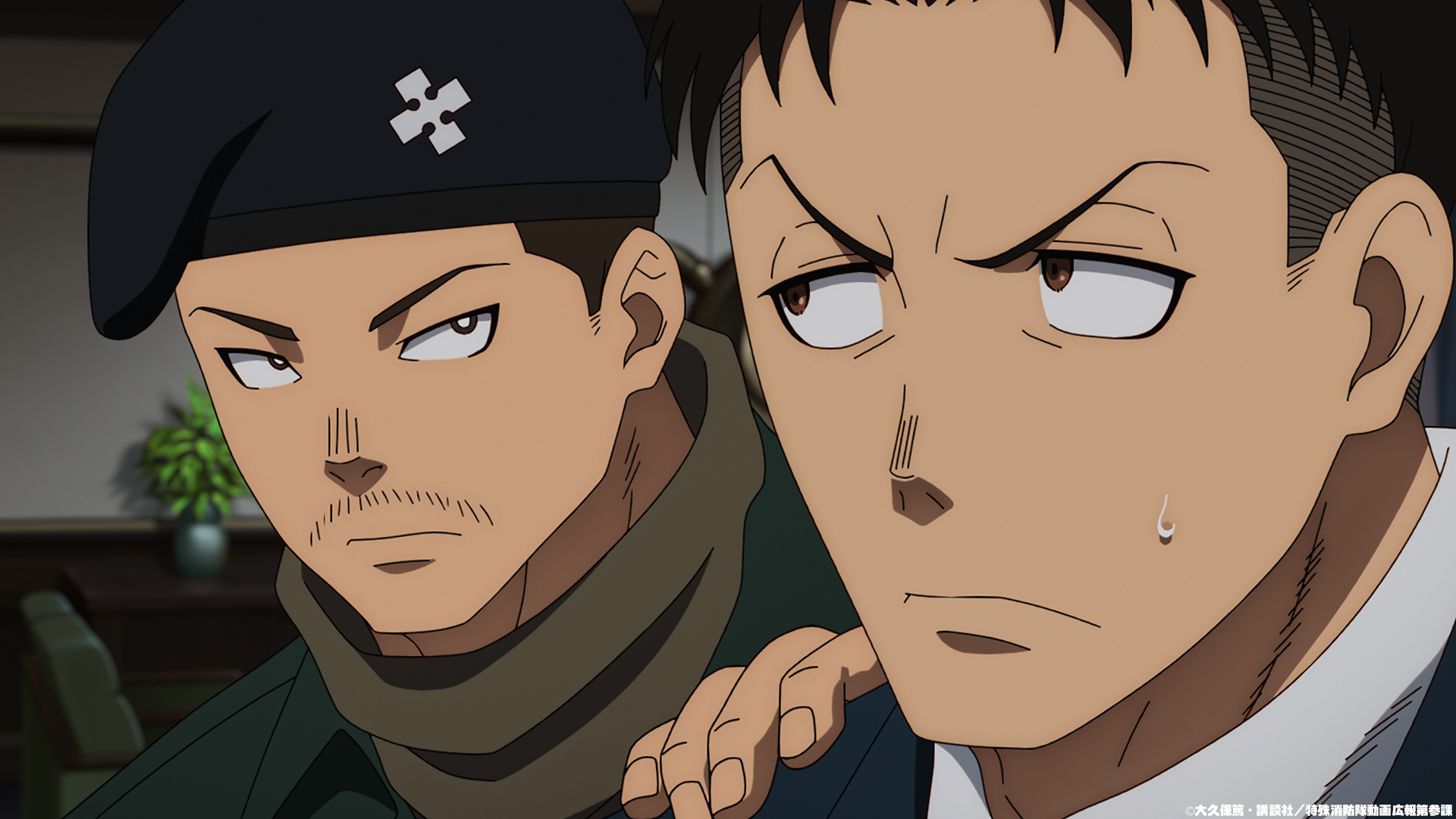 TVアニメ『炎炎ノ消防隊』3期1話のあらすじ公開！ 桜備が、東京皇国軍によって連行されてしまい… - eeo Media（イーオメディア）