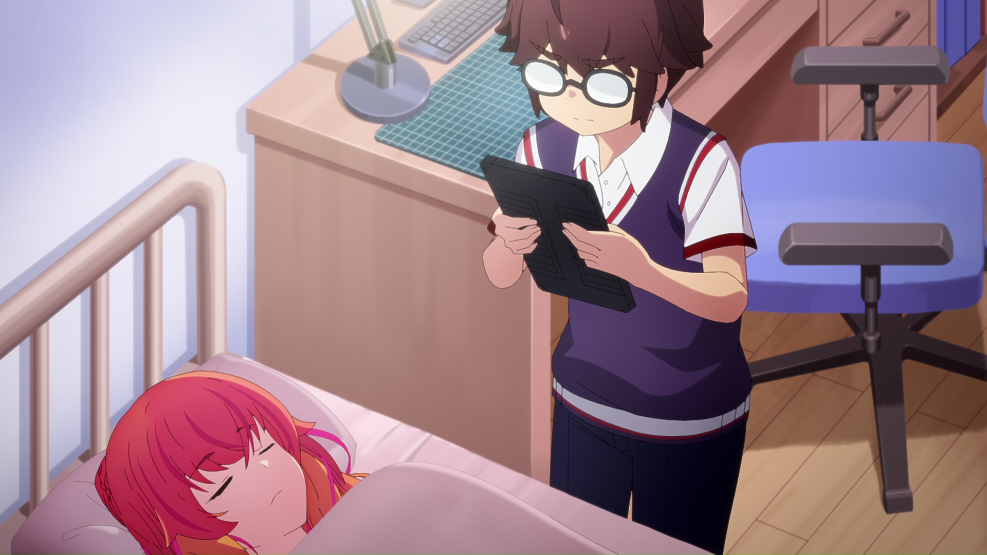 TVアニメ『かくして！ マキナさん!!』第1話のあらすじ公開！ 栄太がアパートに帰るとマキナが玄関前にうずくまっていて… - eeo ...