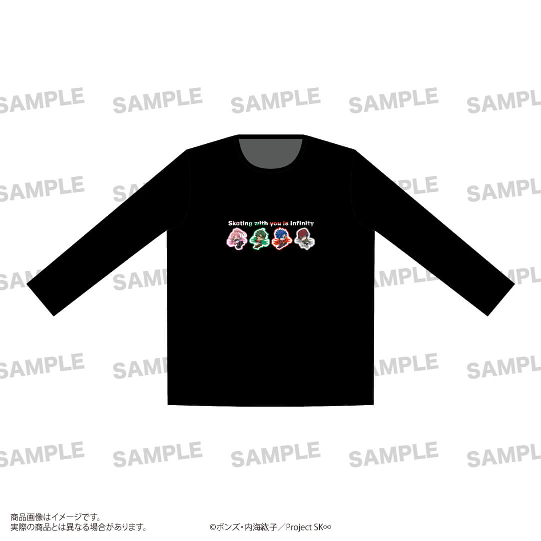 TVアニメ「SK∞ エスケーエイト」ロングTシャツ （きゃらほっぴん！）B｜アニメ・キャラクターコラボグッズのECならeeo Store（イーオストア）