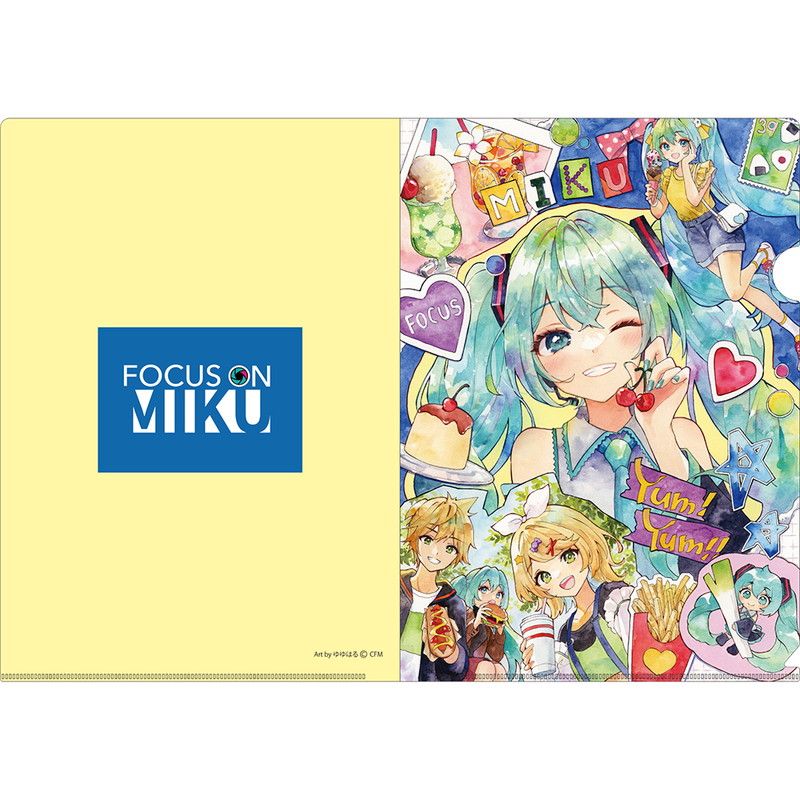 FOCUS ON MIKU クリアファイル ゆゆはる｜アニメ・キャラクターコラボグッズのECならeeo Store（イーオストア）
